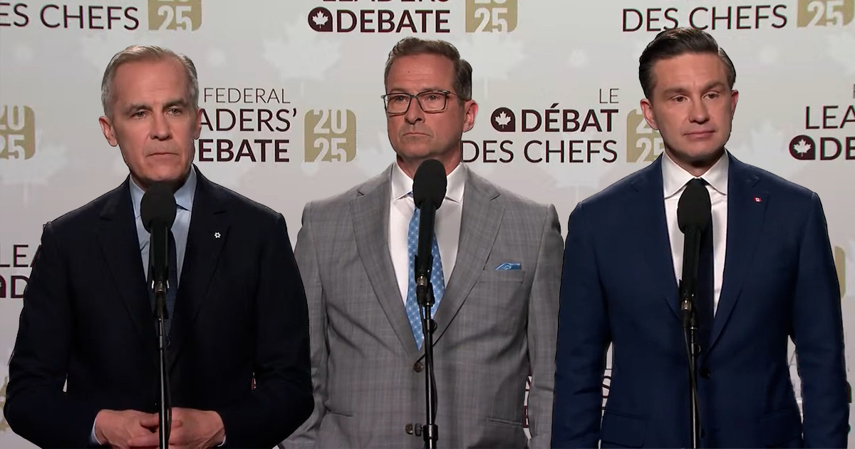 Point De Presse Post-débat : Carney évasif, Poilièvre Direct Et ...